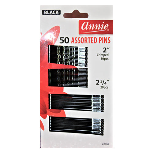 ANNIE ASSORTED PINS 50PCS – Kelly Beauty